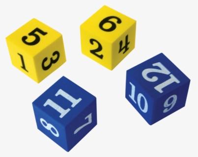 Foam Numbered Dice - Mathematics , Free Transparent Clipart - ClipartKey