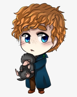 Transparent Newt Scamander Png - Newt Scamander Kawaii , Free ...
