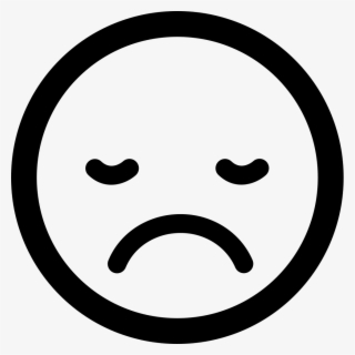 Sad Sleepy Emoticon Face Square - Smile Logo Black And White , Free ...