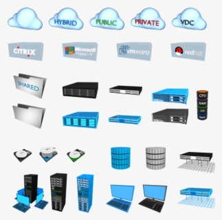 Clip Art Vmturbo Datacenter For Microsoft - Data Center Icon Visio ...
