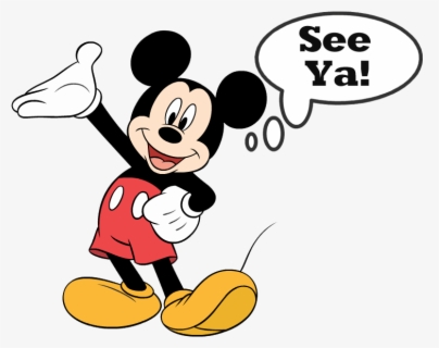 Mickey Waving Clipart - Cartoon Characters Mickey Mouse , Free ...