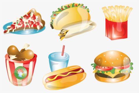 Hamburger French Fries Fast Food Junk Food - French Fries Vector Png ...