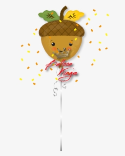 Happy Acorn - Illustration , Free Transparent Clipart - ClipartKey