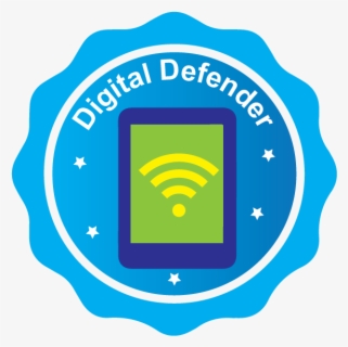 Digital Defender Badge - Circle , Free Transparent Clipart - ClipartKey