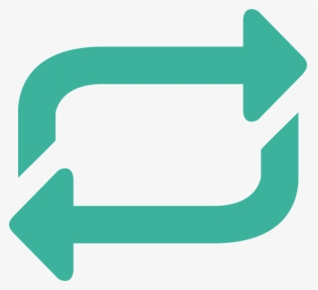 Arrows Round Trip Green Png Image - Repeated Icon , Free Transparent ...