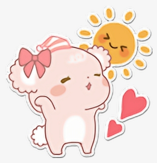 Bear Oso Osito Messenger Sticker Sweet Cute Lindo Dulce - Kawaii Png ...