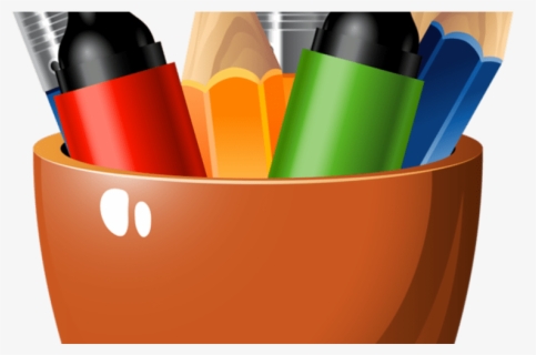 Transparent Paint Supplies Clipart - Clipart Pencils And Markers , Free ...