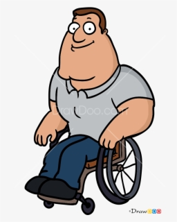 How To Draw Joe Swanson, Family Guy - Someone In A Wheelchair , Free ...