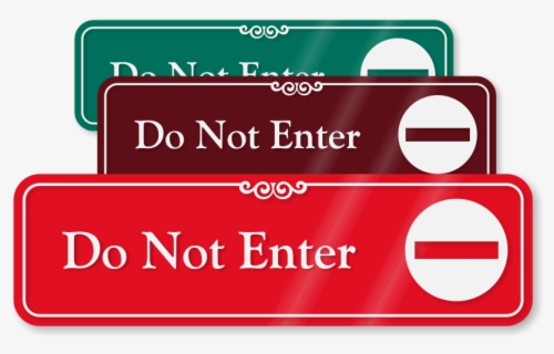 Do Not Enter - No Entry Sign Png , Free Transparent Clipart - ClipartKey