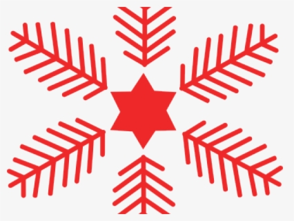 Snowflake Christmas Red - Red Snowflake Border Clipart , Free ...