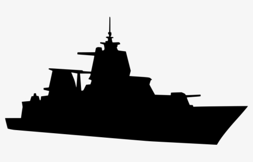 Clip Art Navy Ship Silhouette - Warship , Free Transparent Clipart ...