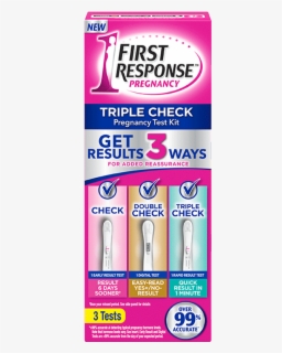 First Response Triple Check Pregnancy Test Kit , Free Transparent ...