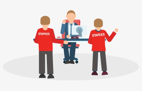 Staples - Cartoon , Free Transparent Clipart - ClipartKey