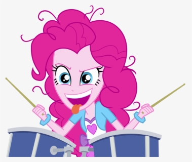 Drummer Vector Animated - My Little Pony Equestria Girls Pinkie Pie ...