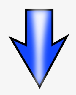 Arrow Clipart Future - Clipart Blue Down Arrow , Free Transparent ...