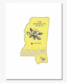 Mississippi State Print - Illustration , Free Transparent Clipart ...