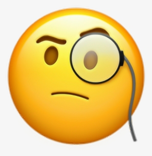 Hmm Emoji Png - Transparent Background Confused Emoji , Free ...