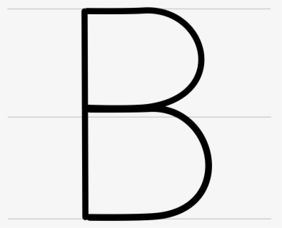 Animated Letter B - Line Art , Free Transparent Clipart - ClipartKey