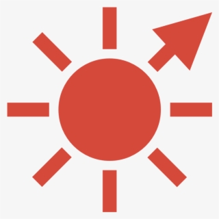 Sun Icon Red Png - Solar Light Icon , Free Transparent Clipart - ClipartKey