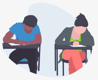 Student Taking The Sat Test Clipart - Stress Clip Art Transparent ...