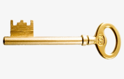 Transparent Gold Key Png - Golden Key Transparent Background , Free ...