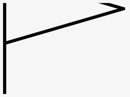 Triangle Flag Cliparts - Line Art , Free Transparent Clipart - ClipartKey