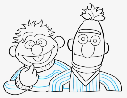 Bert Head - Bert From Sesame Street , Free Transparent Clipart - ClipartKey