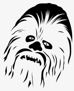 Chewbacca Png Black And White - Illustration , Free Transparent Clipart ...