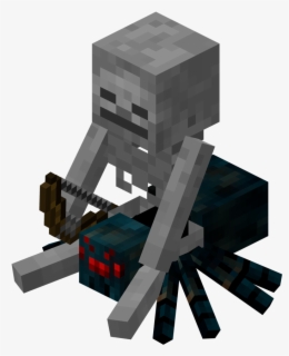 Minecraft Jockey Skeleton Mob Spawning - Minecraft Spider Jockey Png ...