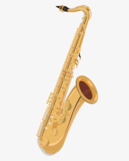 Baritone Saxophone Musical Instrument Drawing - Cartoon Saxophone Png ...
