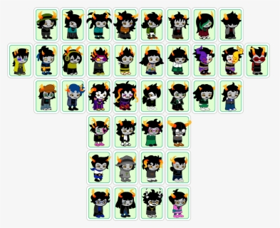 Every Troll Call Traditional - All Homestuck Character Sprites , Free ...
