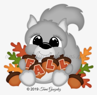 Cute Fall Clipart Free - Squirrel Fall Clip Art , Free Transparent ...