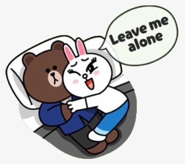 Line Friends Brown Bear Clipart , Png Download - Brown And Cony Gif Hi ...