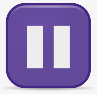 Icons Pause Clip Arts - Purple Pause Icon , Free Transparent Clipart ...