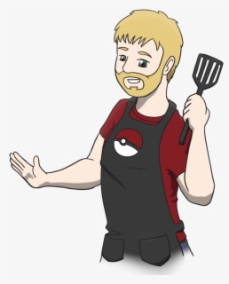 Grill Clipart Grill Master - Guy With Gun Cartoon , Free Transparent ...