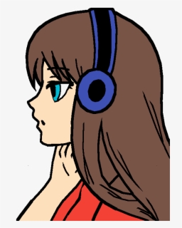 Anime Girl Not Colored , Free Transparent Clipart - ClipartKey