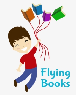 Flying Books Off Center - Transparent Flying Books Png , Free ...