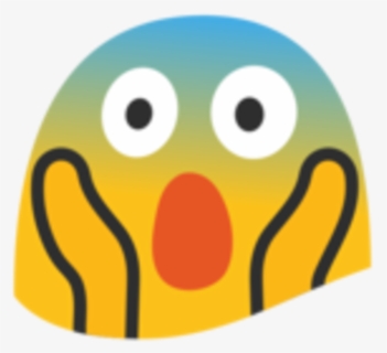 Screaming Smiley Face Transprent Png Free Download - Scream Emoji ...