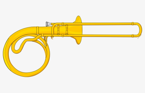 Transparent Trombone Clipart - Cartoon Picture Of Trombone , Free ...