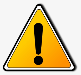 Red Attention Sign Png No Background - Warning Icon , Free Transparent ...