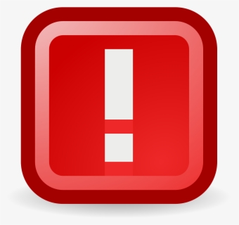 Exclamation Mark Red Square , Free Transparent Clipart - ClipartKey