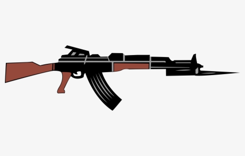 Transparent Rifle Silhouette Png - Ak 47 Sticker , Free Transparent ...