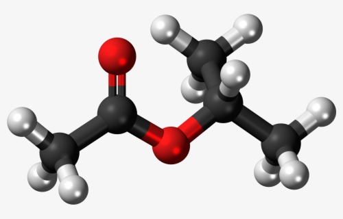 Ball And Stick Model Of The Isopropyl Acetate Molecule - Butyl Acetate ...