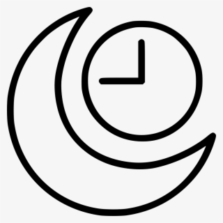 Night Time - Night Time Icon Free , Free Transparent Clipart - ClipartKey