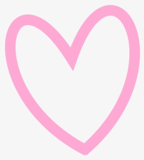 Pink Heart With Hearts Outline Png Image - Pink Heart Outline Png ...