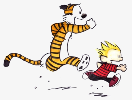 Calvin And Hobbes Clipart Happy Friday - Calvin And Hobbes Png , Free ...