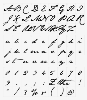 Clip Art Collection Of Free Drawing - Cursive , Free Transparent ...