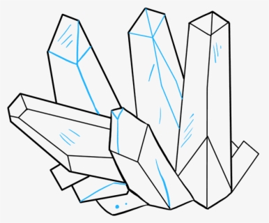 Overlay Tumblr Crystal Grunge Freetoedit - Crystal Cluster Sketch ...