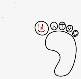 Toe To Toe - Line Art , Free Transparent Clipart - ClipartKey