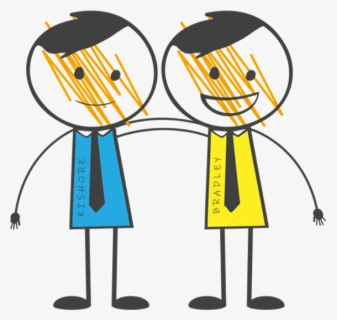 Vector Illustration Of Heated Argument Between Two - 2 Men Arguing ...